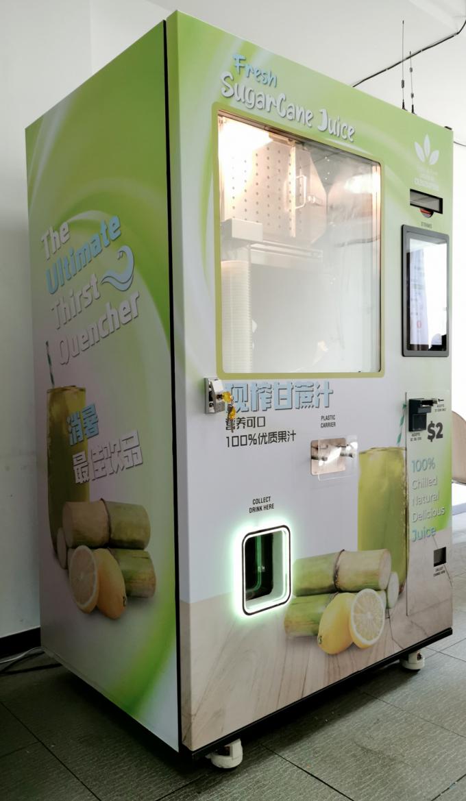 Multi Function Cane Fresh Vending Machine 220V Commercial Sugarcane ...