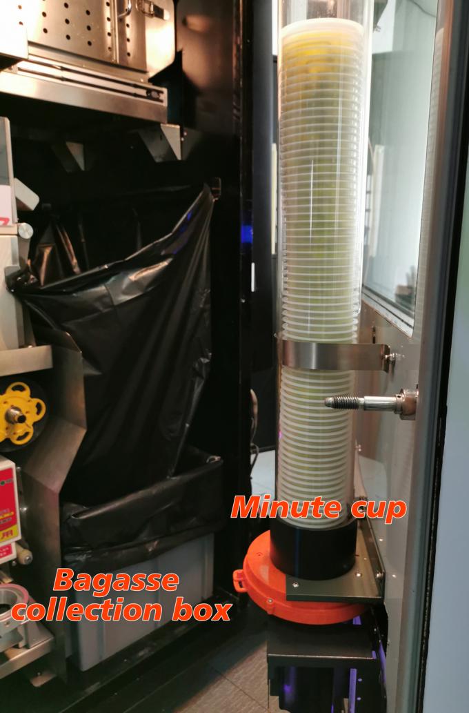 Fruit Combo Vending Machine Bill Coin Operated Fresh Sugar Cane Machine