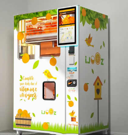 Extrusion Automatic Juice Vending Machine 680W Fresh Orange Juice Maker ...