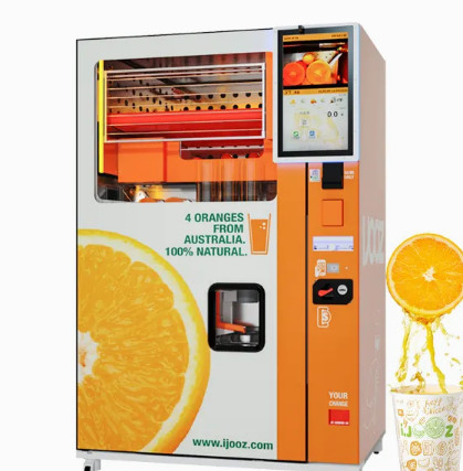 Wireless QR Code Fruit Juice Vending Machine 220V - 240V 50Hz Air ...
