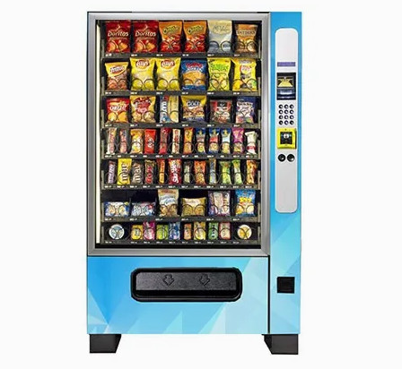 Combo Hospital Vending Machine 350W Customized Color For Fruit Juice Snack